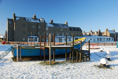Footdee and Aberdeen harbour