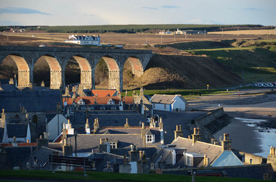 Findlater Castle from Cullen