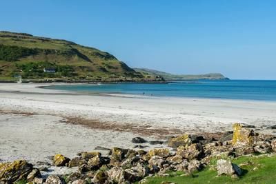 Calgary Bay and the Art in Nature trail