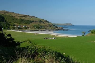 Calgary Bay and the Art in Nature trail