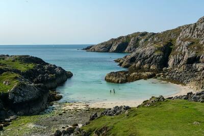 Achmelvich Beach and Alltan'abradhan